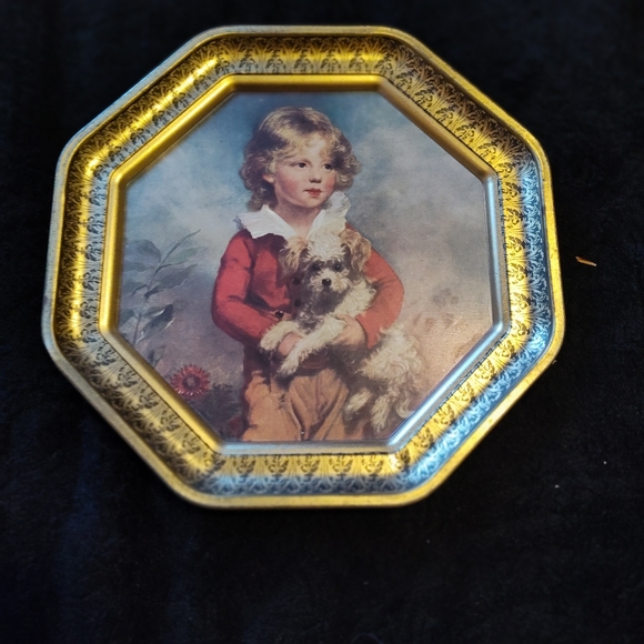 Art | Vintage English Biscuit Cookie Tin Victorian Child Portraits ...